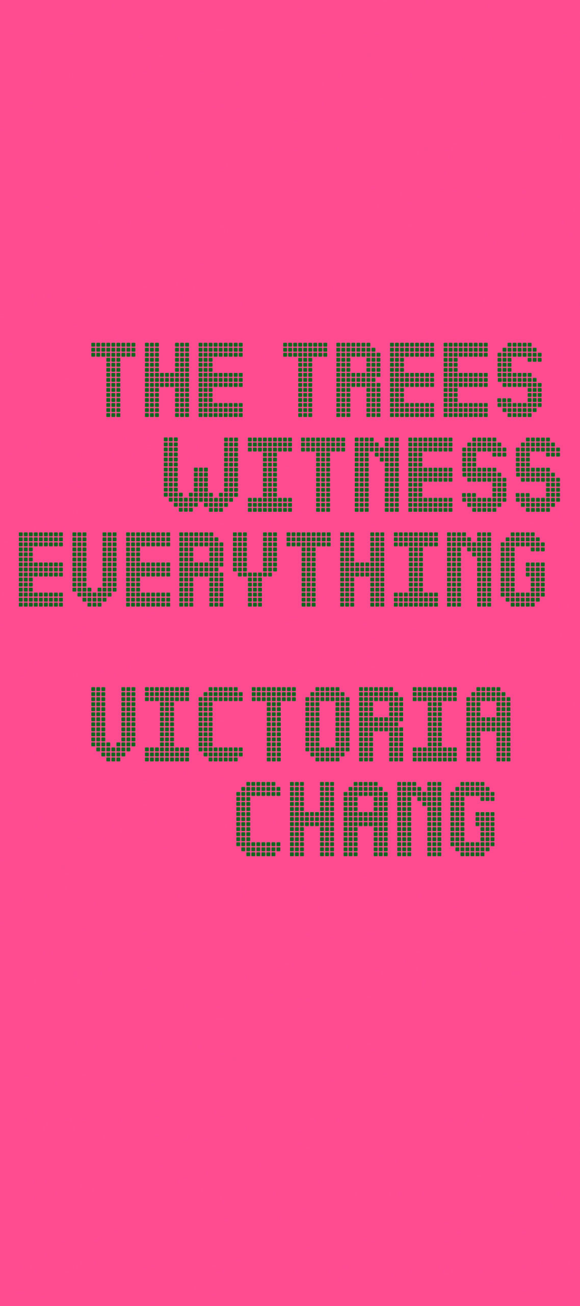 The Trees Witness Everything by Victoria Chang - Copper Canyon Press