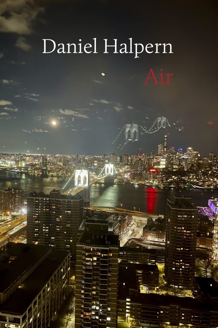 Air by Daniel Halpern - Copper Canyon Press
