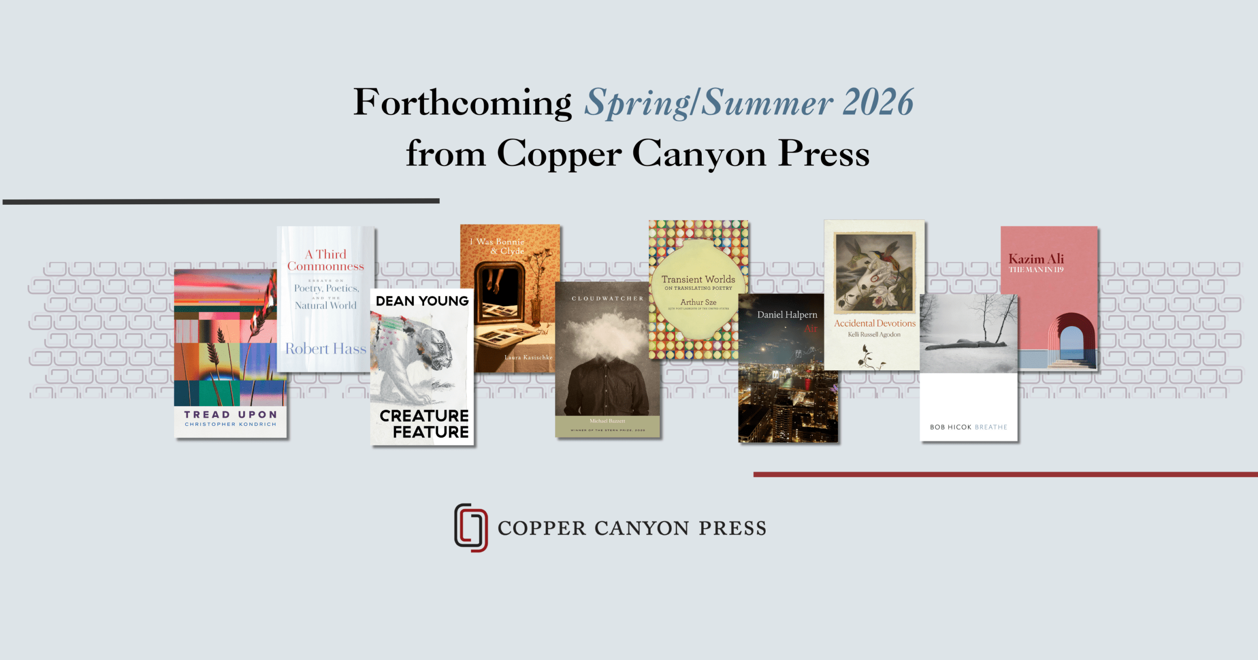 Spring Summer 2026 Catalog Copper Canyon Press